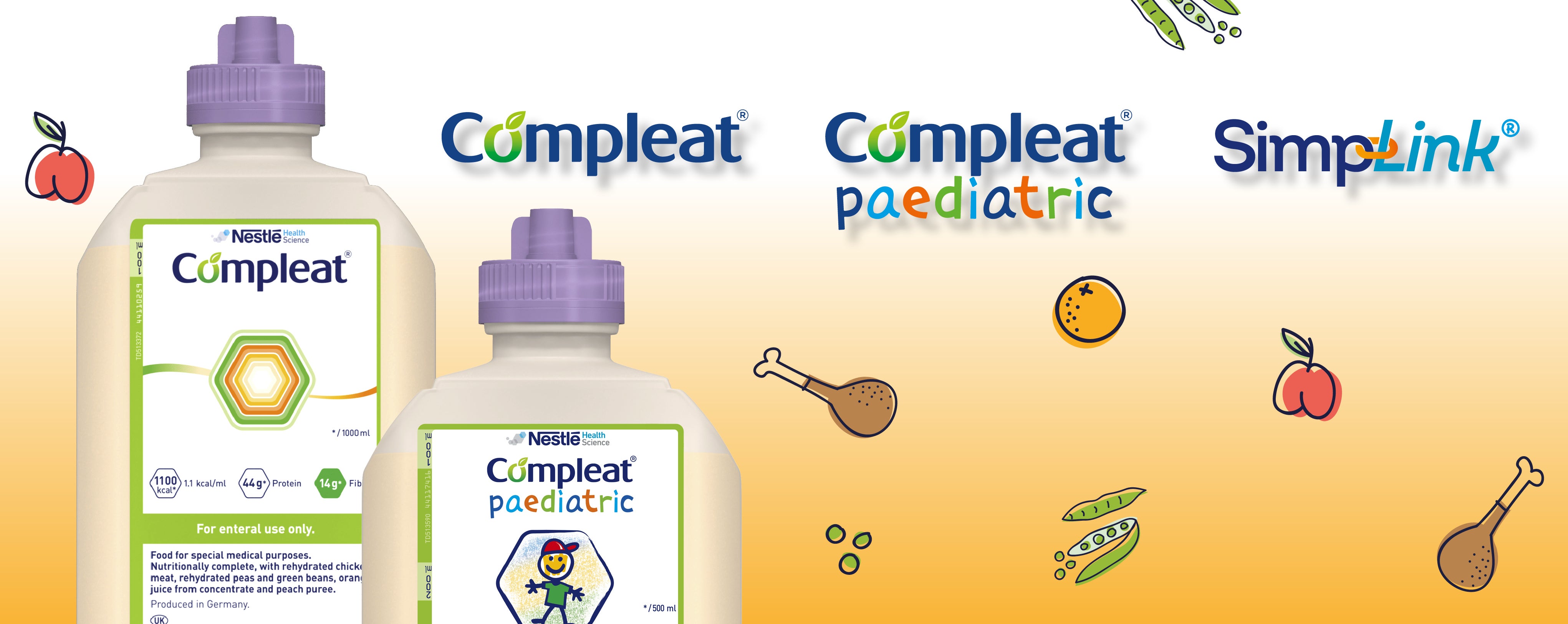 Compleat, Compleat paediatric, Simplink banner